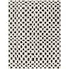 Livabliss Freud Black/Cream 8 ft. x 10 ft. Checkered Indoor Area Rug ...