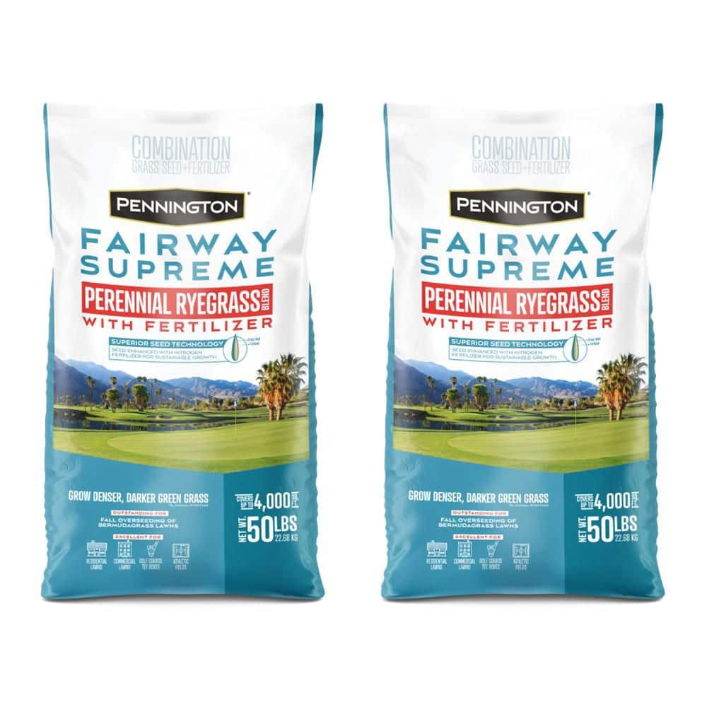 Pennington Fairway Supreme Perennial Ryegrass Blend 50 lb. 4,000 sq. ft ...
