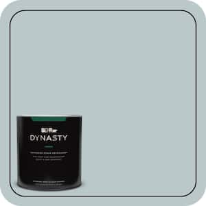 BEHR ULTRA 1 qt. #N470-2A Dusted Blue Satin Enamel Exterior Paint and ...