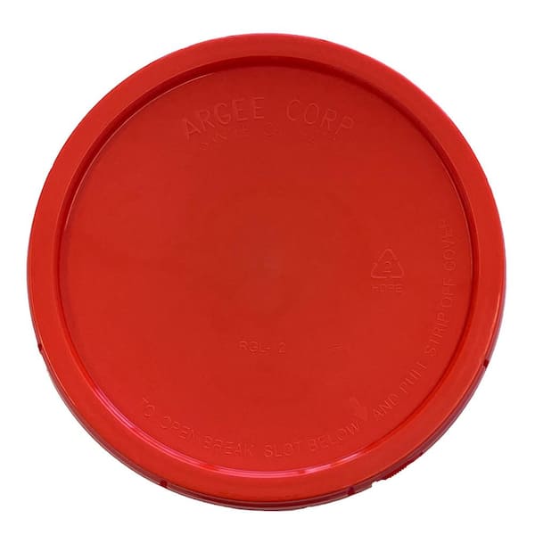 PRIVATE BRAND UNBRANDED 2 Gal Orange Lid RG502LHD - The Home Depot