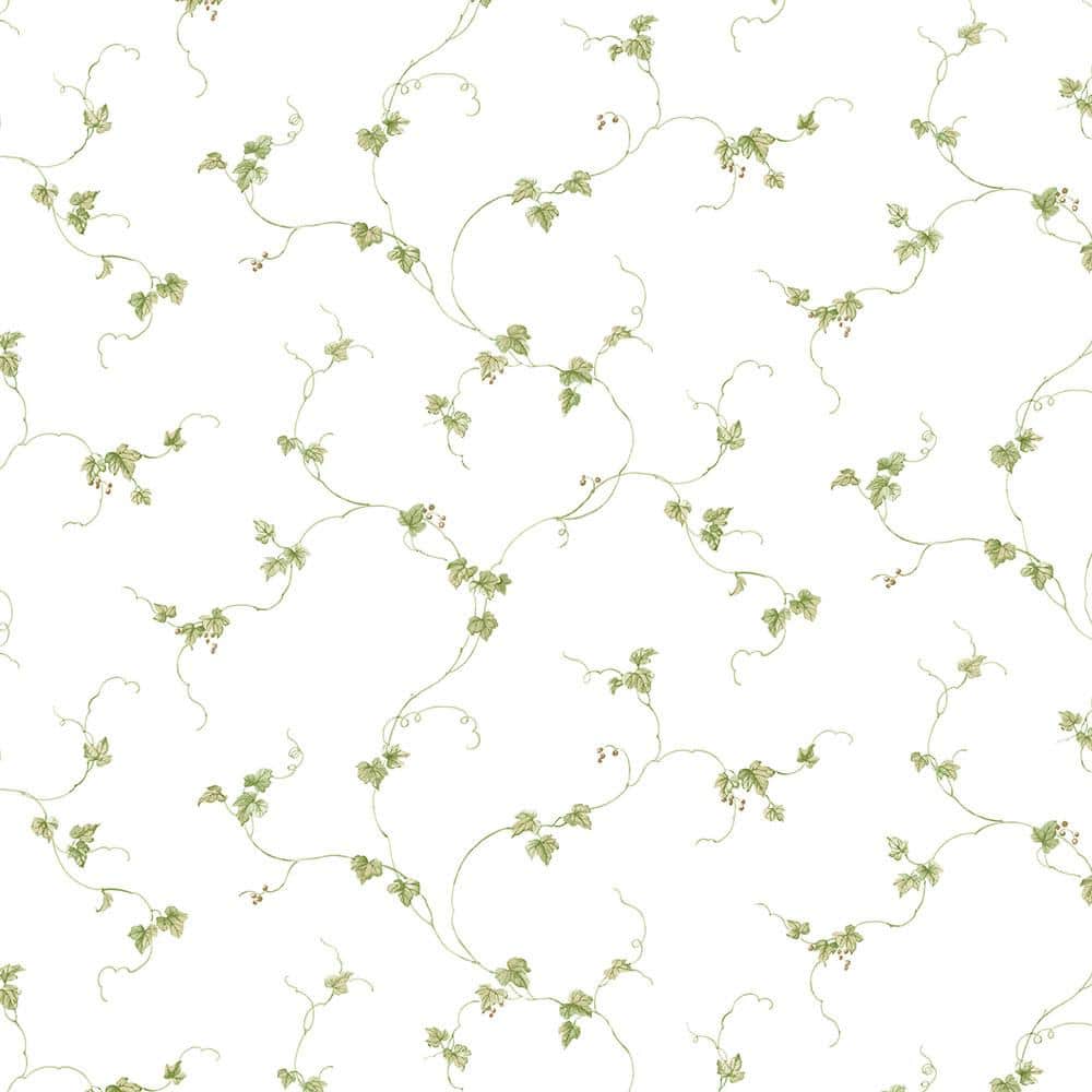 Norwall Small Berries Trail Vinyl Strippable Roll Wallpaper (Covers 56 ...