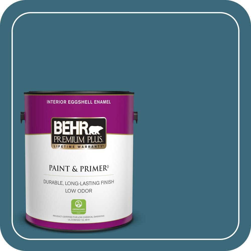 BEHR PREMIUM PLUS 1 gal. #S460-6 Mammoth Mountain Eggshell Enamel Low ...