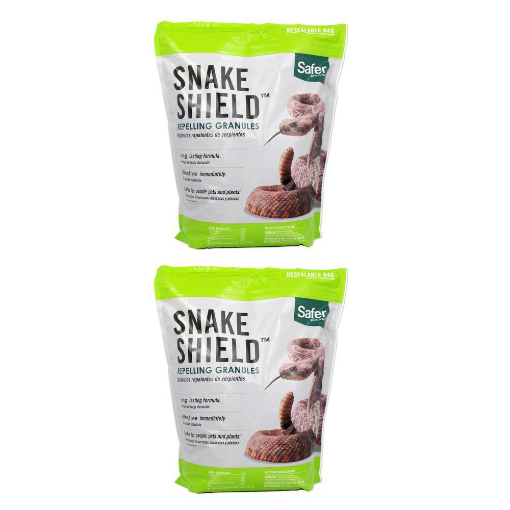Safer Brand 4 lbs. Snake Shield Snake Repellent Granules (2-Pack ...