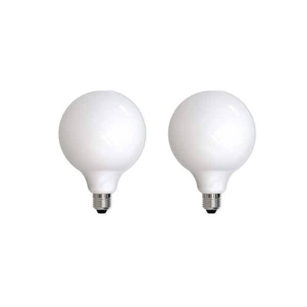 Bulbrite 60-Watt Equivalent G40 Milky Dimmable Decorative Filament LED ... Bulbrite 60-Watt Equivalent G40 Milky Dimmable Decorative Filament LED ...