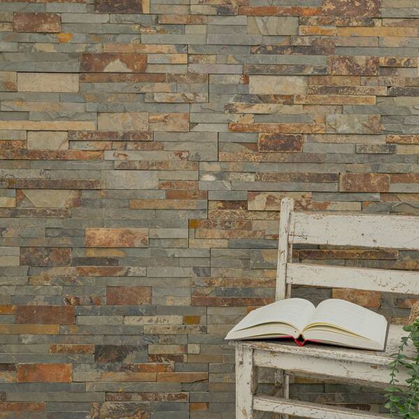 Natural Slate Wall Tile CUBAN NATURAL SLATE BRICK TILE | YTC Yorkshire