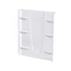 Aquatic Composite 8 in. x 60 in. x 74 in. 1-Piece Direct-to-Stud Shower ...
