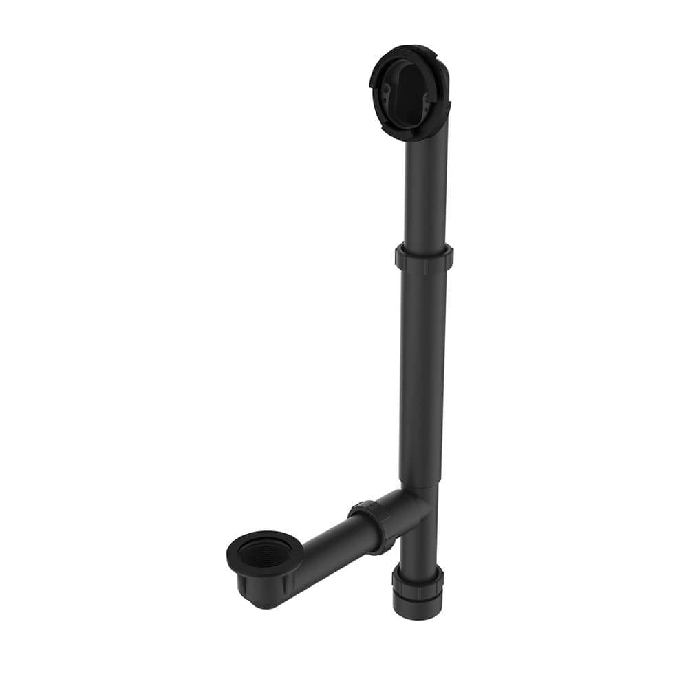 PF WaterWorks Bathtub Drain Rough-In Kit - Black PP PF0875-PP-BL - The ...