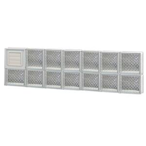 Clearly Secure 46.5 in. x 13.5 in. x 3.125 in. Frameless Diamond ...
