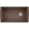 Blanco Diamond Undermount Granite 33.5 in. x 18.5 in. Single Bowl ...