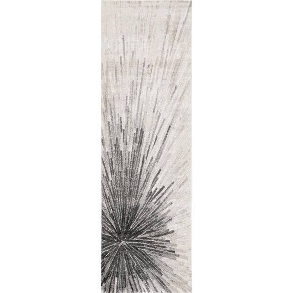 nuLOOM Amaya Beige 3 ft. x 8 ft. Abstract Runner Rug CFDR08B-2808 - The ...