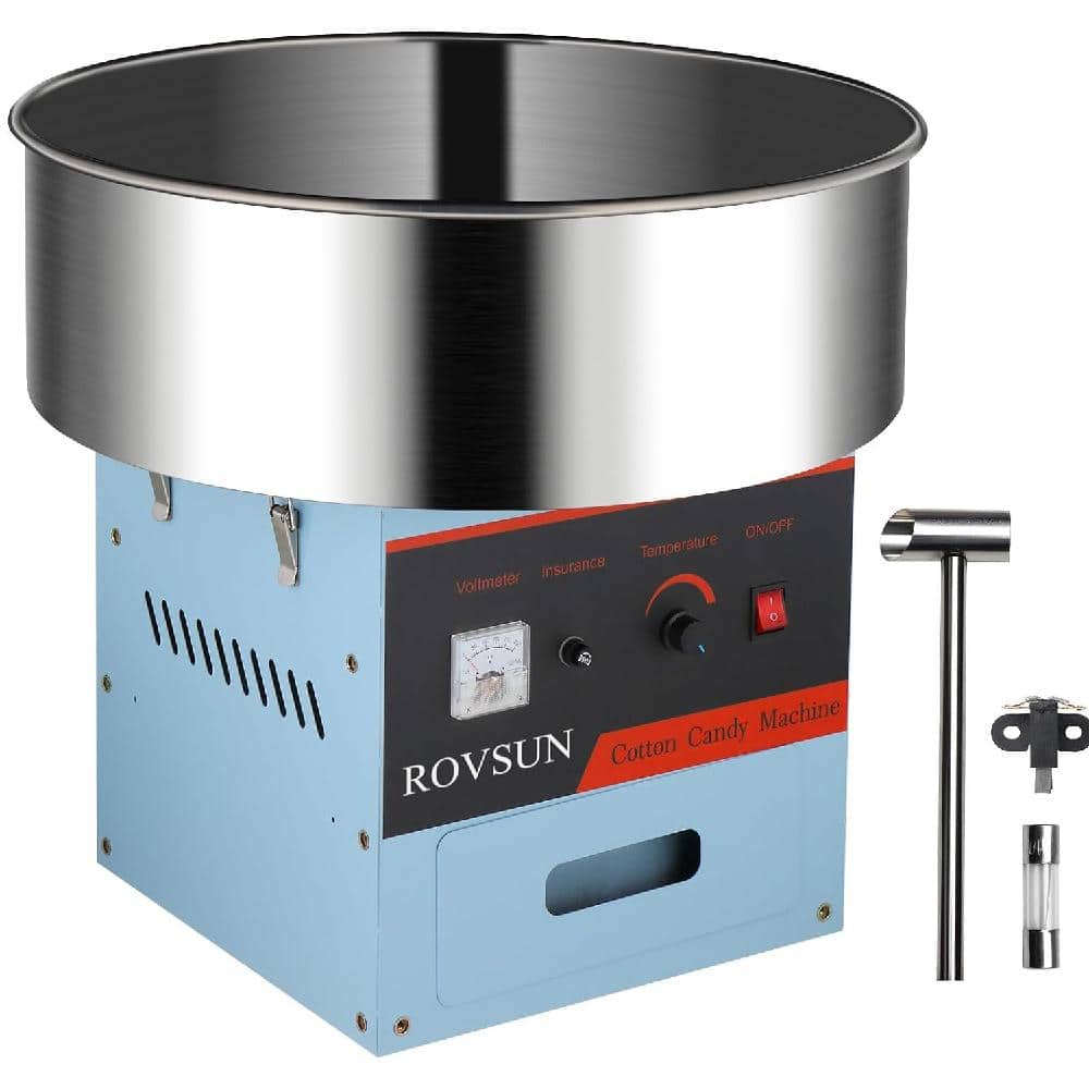 Karl home 980-Watt Electric Cotton Candy Machine in Blue 863094232920 ...