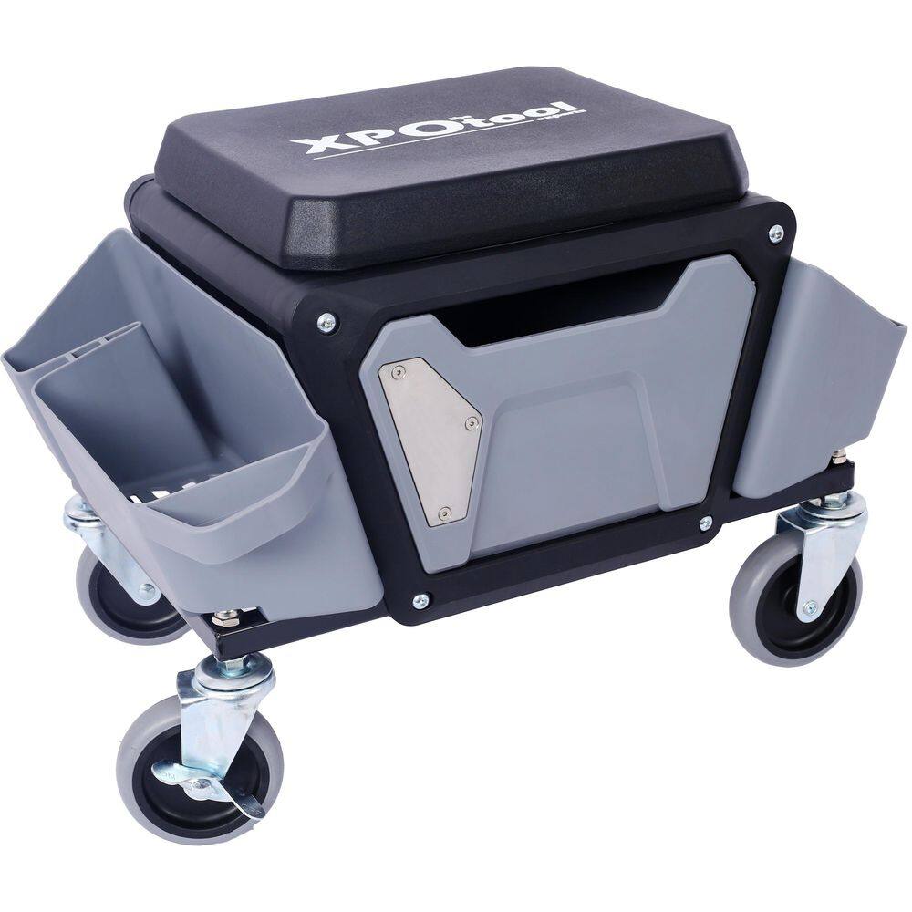 Damodpoy 330 lb. Capacity Gray Mechanics Creeper with wheels Soft ...