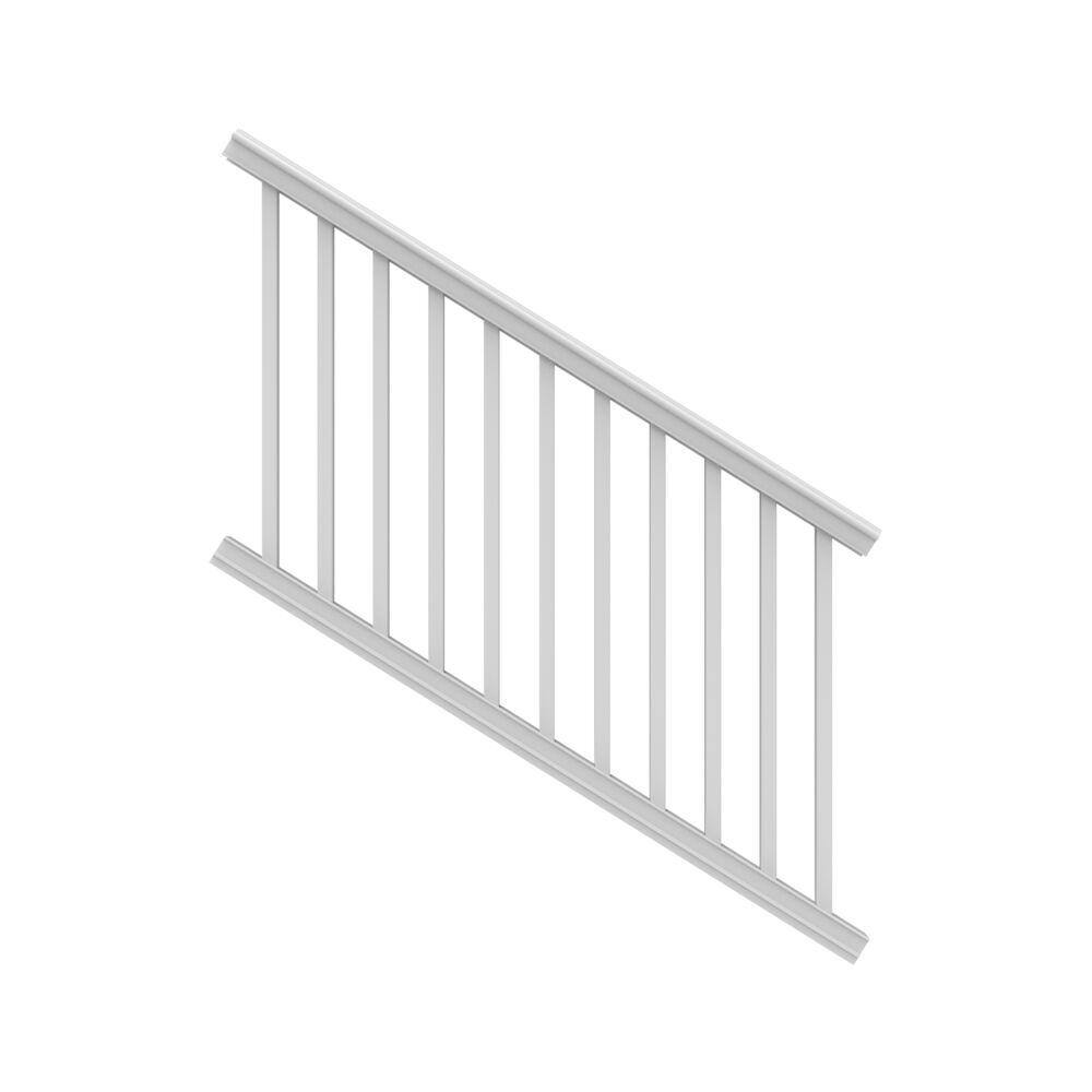 Barrette Outdoor Living Bella Premier Series 6 ft. x 40 in. White Vinyl ...