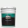 BEHR PREMIUM PLUS 5 gal. #BL-W15 Frost Semi-Gloss Enamel Exterior Paint ...