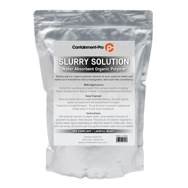 10 lb. Polymer Slurry Solution SLURRY - The Home Depot