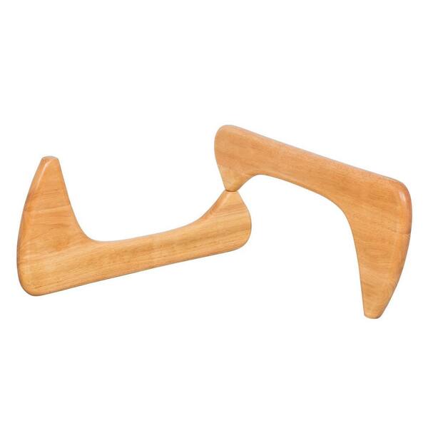 Leisuremod Imperial 51 in. Natural Triangle Glass Coffee Table Base ...