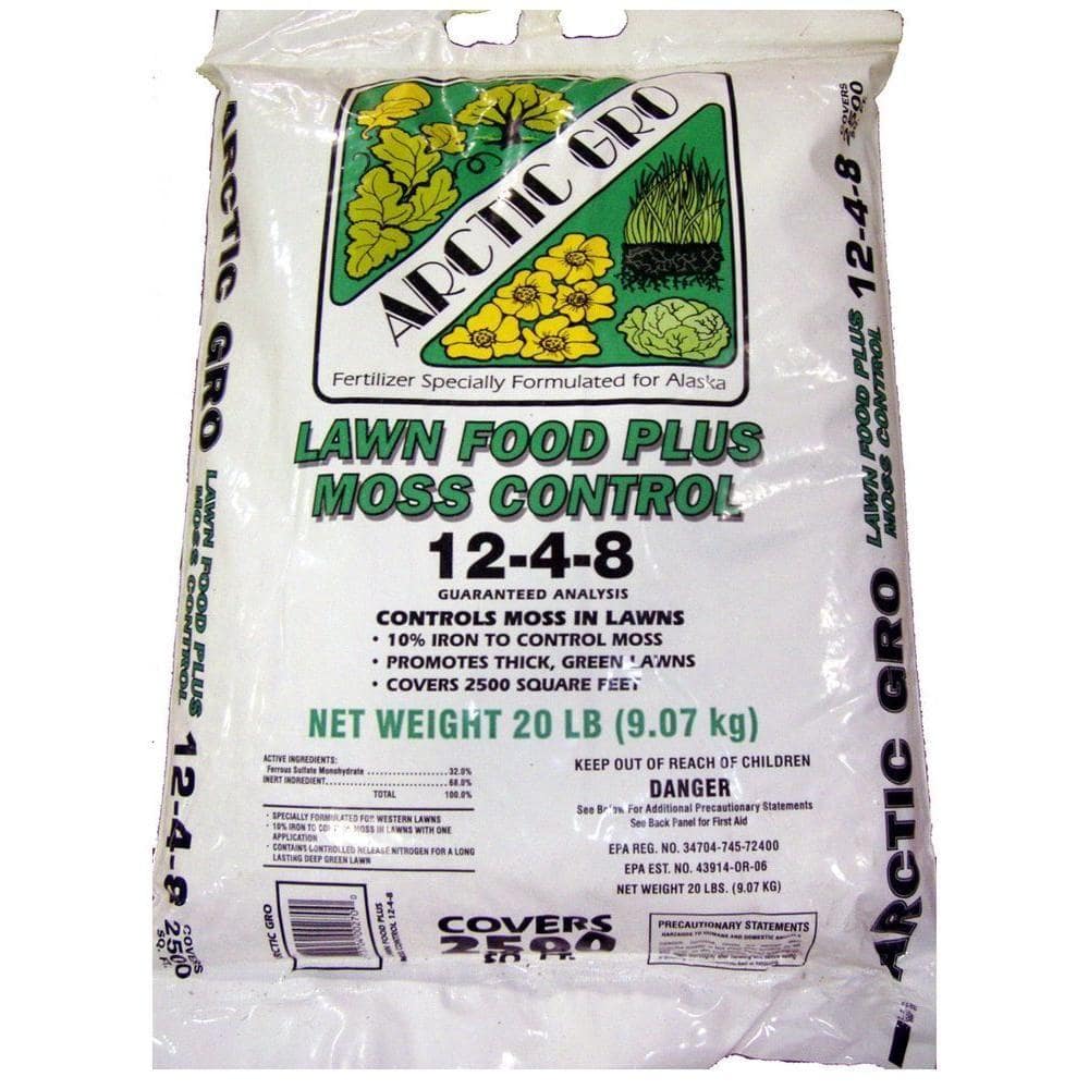 Arctic Gro 20 lb. Lawn Food Plus Moss Control 50400410 - The Home Depot
