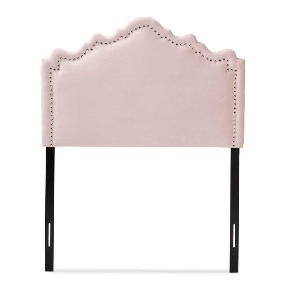 Baxton Studio Nadeen Light Pink Twin Headboard 156-9339-HD - The Home Depot
