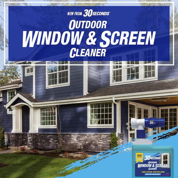 30 Seconds 64 oz. Outdoor Ready to Spray Window and Screen Cleaner ...
