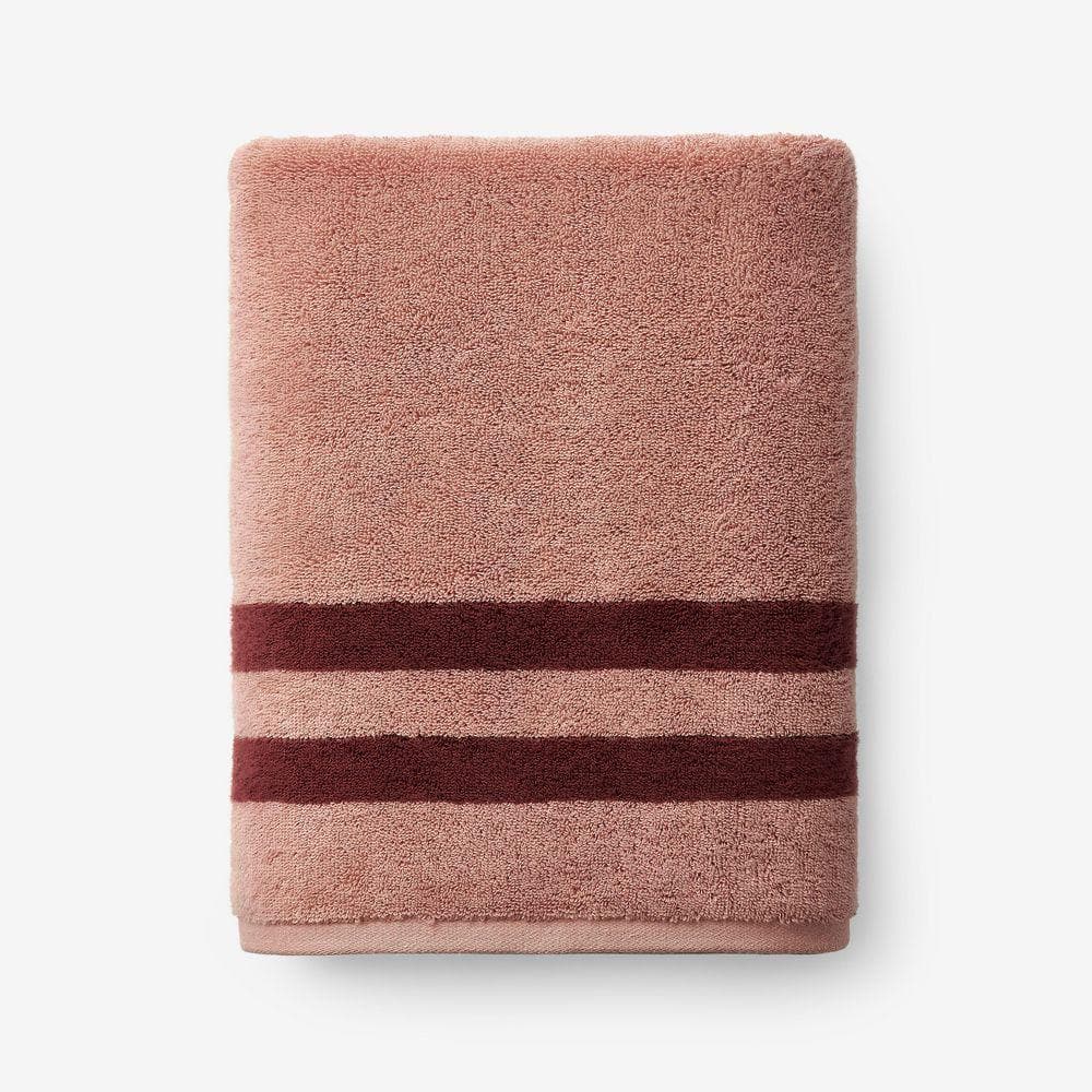 The Company Store Legends Hotel Mirage Reversible Stripe Aegean Caramel ...