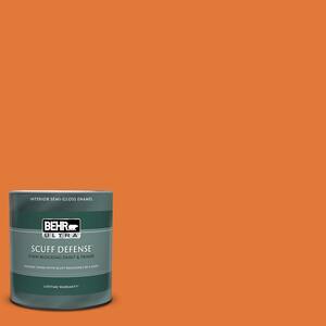 BEHR PREMIUM PLUS 1 gal. #S-G-260 Citrus Blast Hi-Gloss Enamel Interior ...