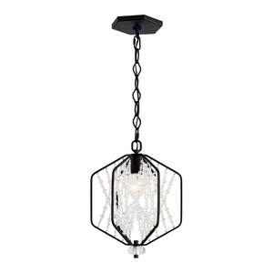 ZUO Copper 1-Light Matte Black Ceiling Pendant 98247