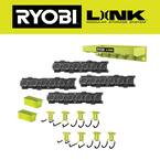 RYOBI LINK Wall Storage Kit (12-Piece) with Tool Organizer Shelf ...