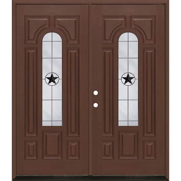 Steves & Sons Regency 72 in. x 80 in. CenterLite Alamo Glass LHIS ...