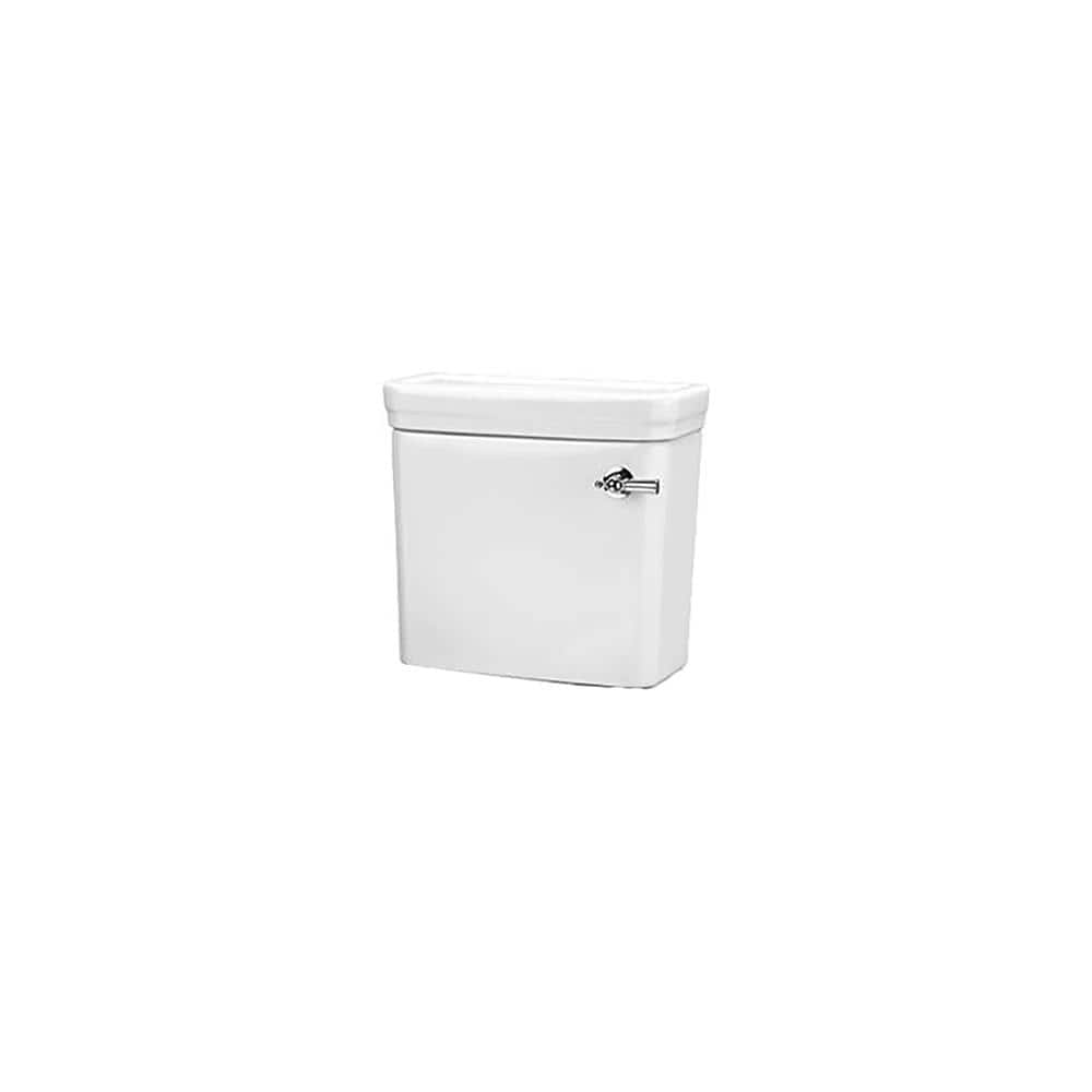 DXV Fitzgerald 1.28 GPF Single Flush Toilet Tank Only with Right Hand ...