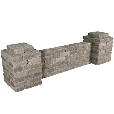Pavestone RumbleStone Trap 3.5 in. x 10.25 in. x 7 in. Greystone ...