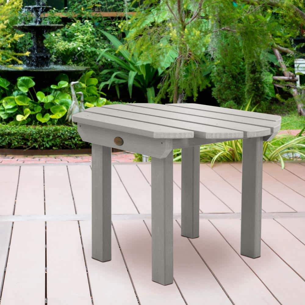 Highwood Classic Westport Harbor Gray Recycled Plastic Outdoor Side ...