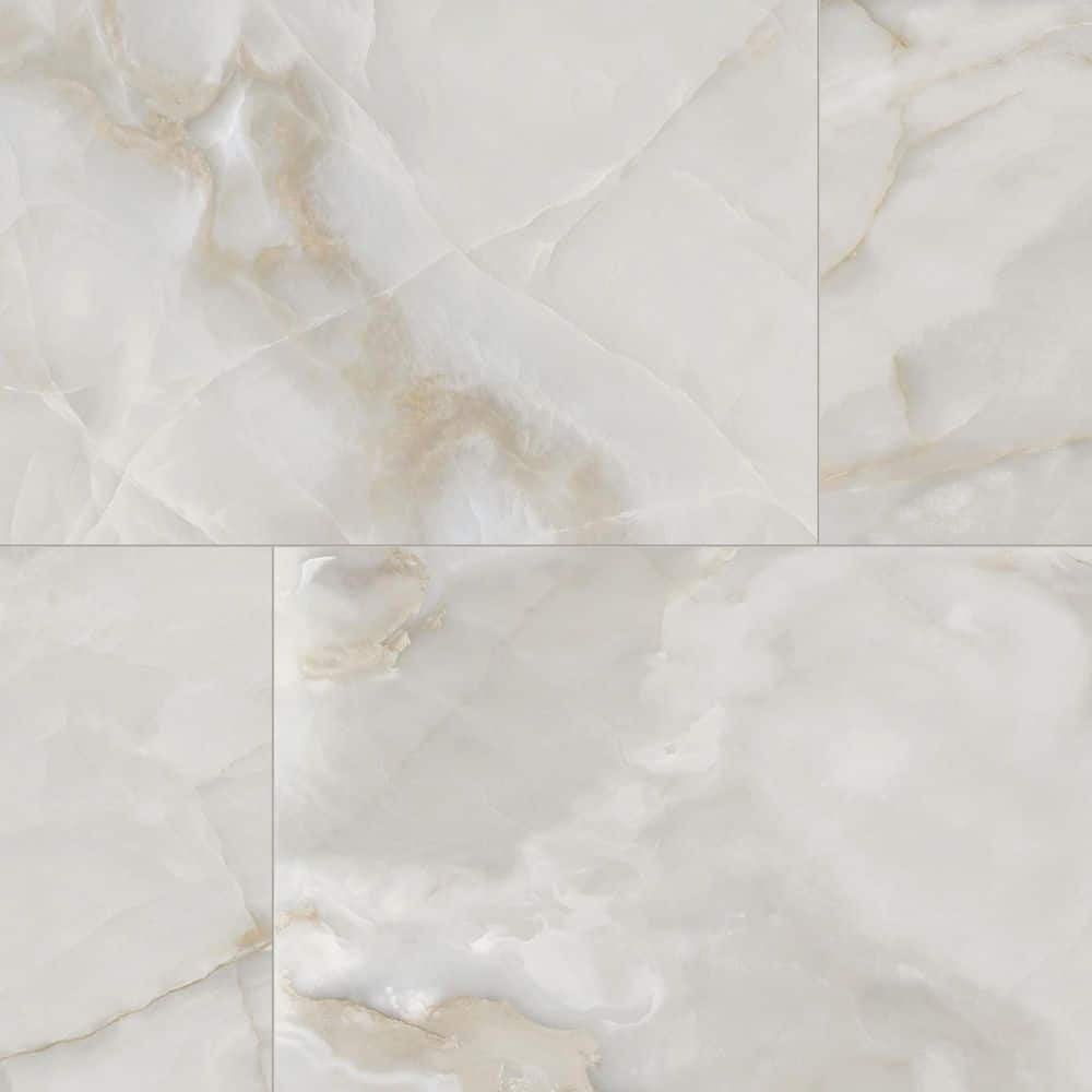 Giorbello American Onyx Gray 24 in. x 48 in. Matte Marble Look ...