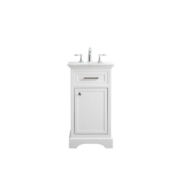 Timeless Home 19 in. W x 19 in. D x 35 in. H Single Bathroom Vanity in ...