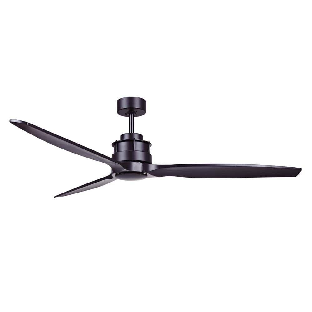 Lucci Air Akmani Black 60 in. DC Ceiling Fan 210508010 - The Home Depot