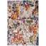 SAFAVIEH Aria Cream/Rust 8 ft. x 10 ft. Abstract Area Rug ARA168A-8 ...