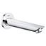 GROHE BauLoop Wall-Mount Diverter Tub Spout, StarLight Chrome-13287001 ...