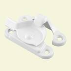 Prime-Line White Plastic Sliding spring-loaded Window Lock F 2606