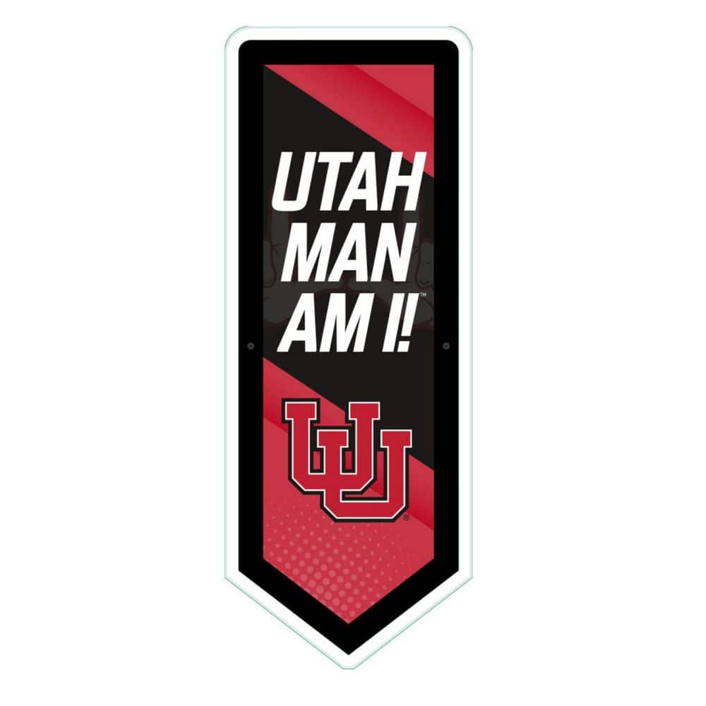Evergreen University of Utah Pennant 9 in. x 23 in. Plug-in LED Lighted ...