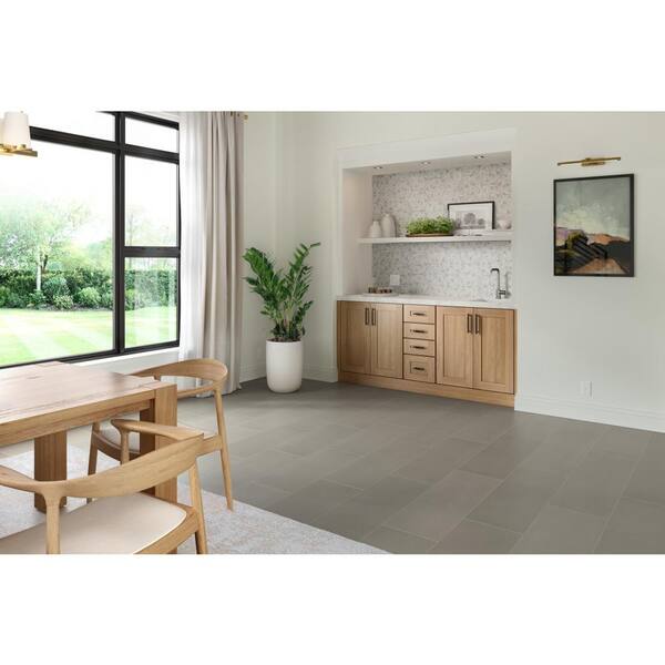 Emser Bombay Porcelain Tile Textured Slate Look Floor Tiles 3000X1000