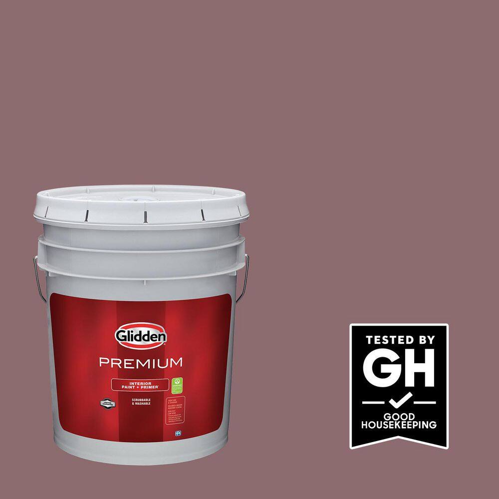 Glidden Premium 5 gal. PPG1048-6 Chocolate Sparkle Flat Interior Paint ...