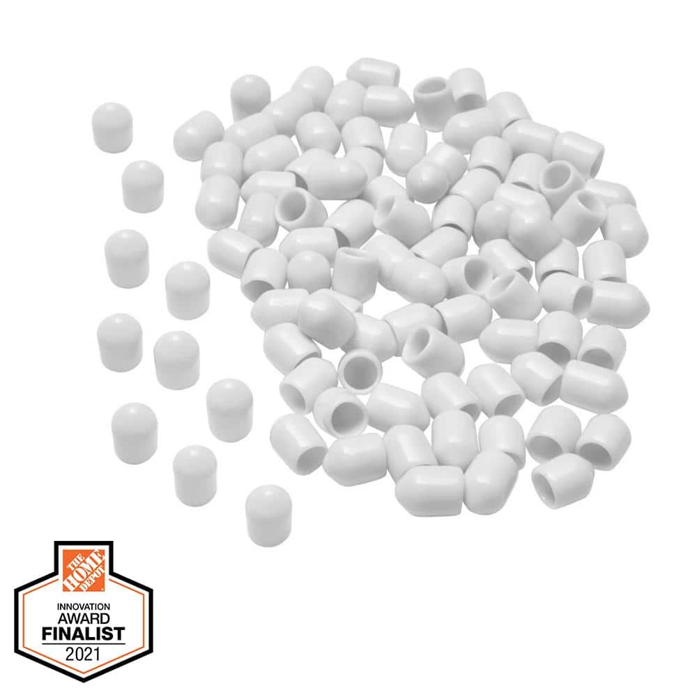 Everbilt Small End Caps (96-Pack) 90187 - The Home Depot