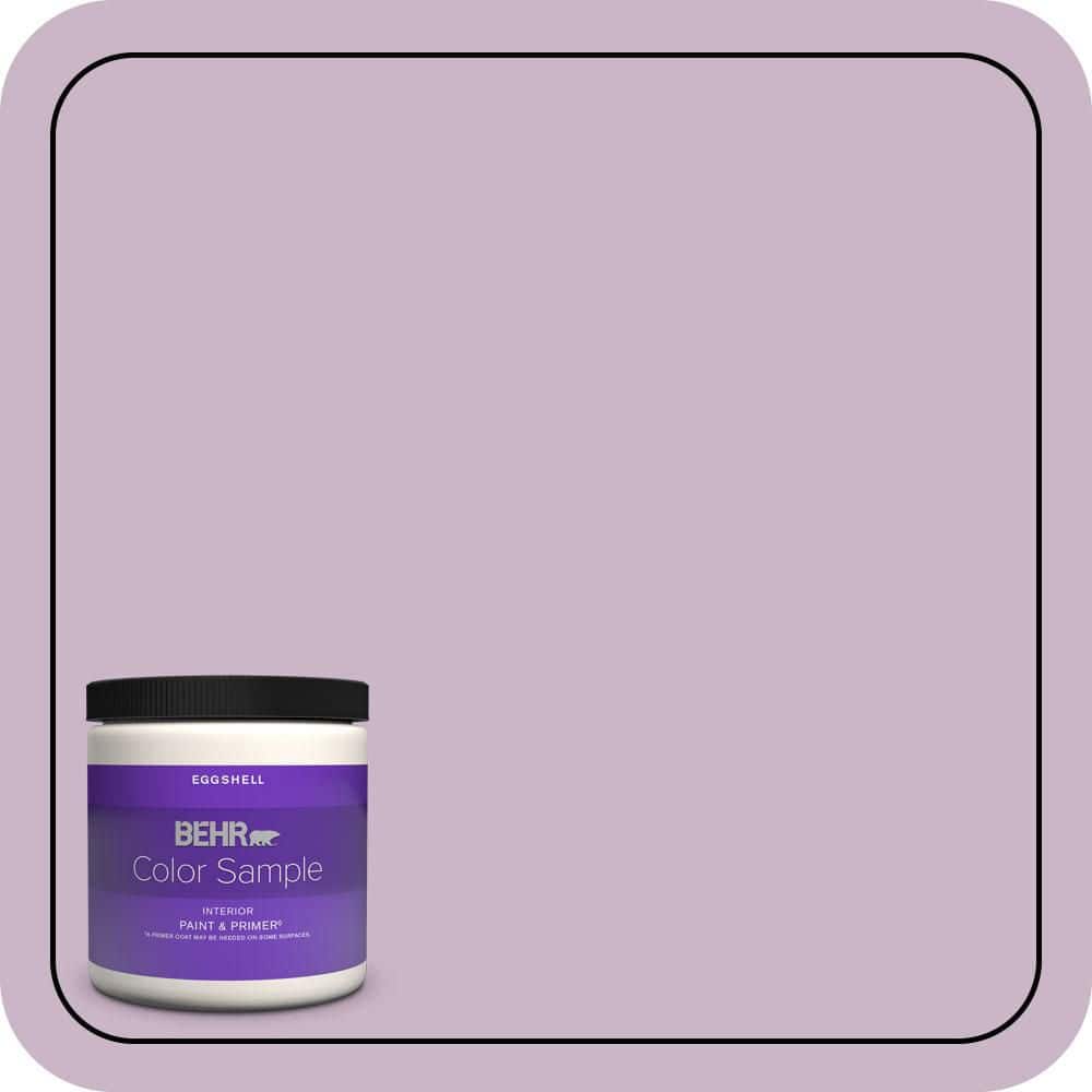 BEHR PREMIUM PLUS 8 oz. #670D-4 Ballad Eggshell Enamel Interior Paint ...