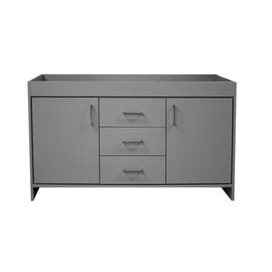 VOLPA USA AMERICAN CRAFTED VANITIES Rio 60 in. W x 20 in. D x 35 in. H Bathroom Vanity Side ...
