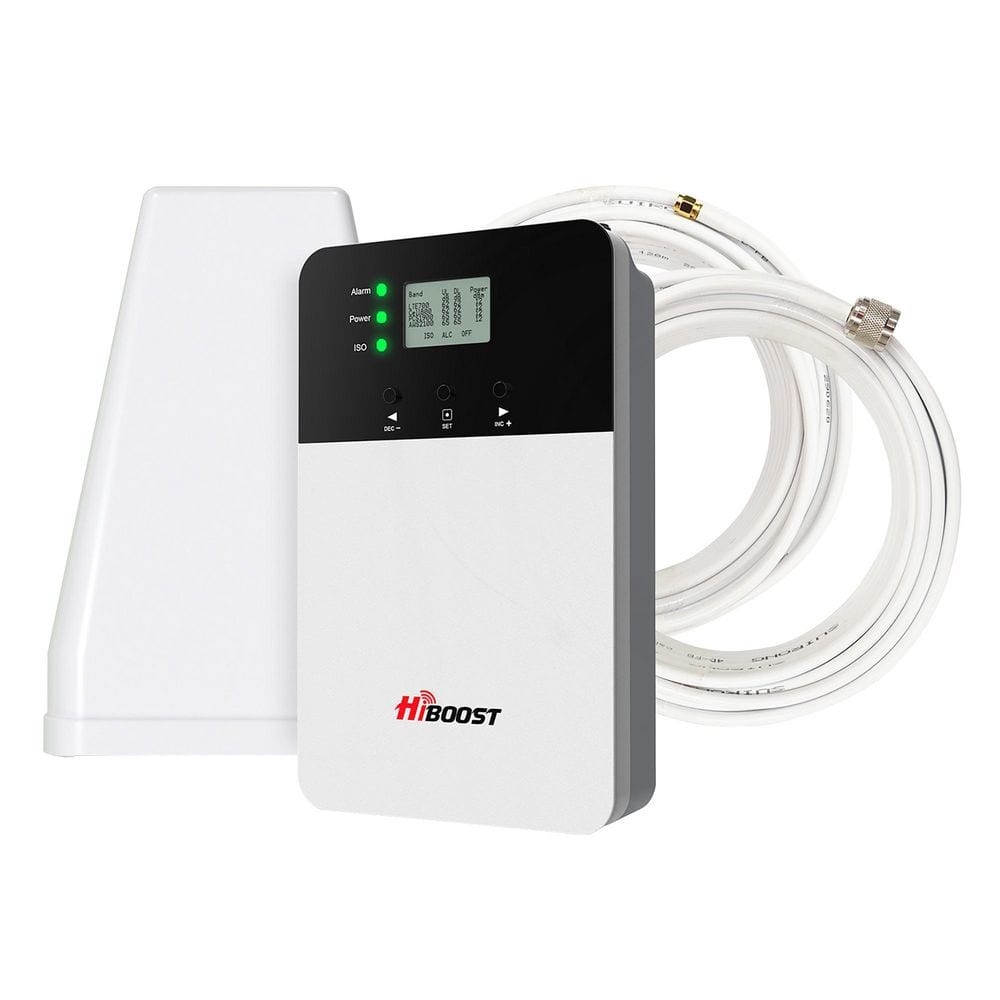 HiBoost AC/DC 4K Plus Cell Phone Signal Amplifier F10GI-5S-BTW - The ...