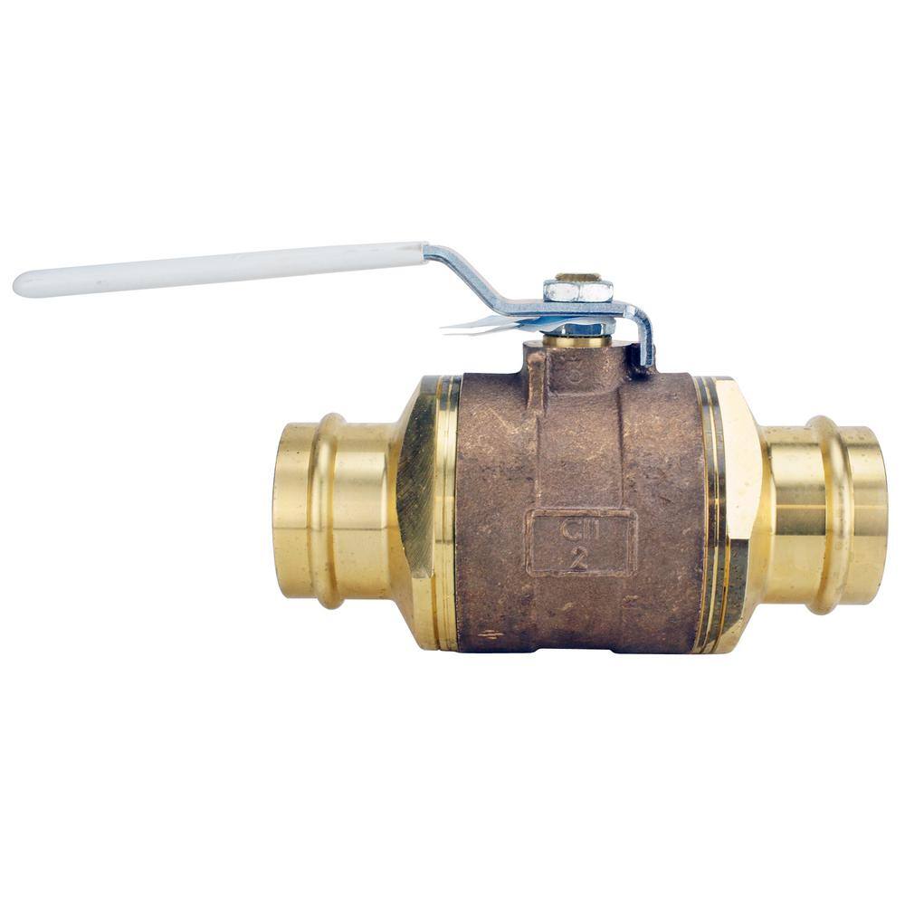 Apollo 2 in. Brass Press x Press Ball Valve 77WLF10801