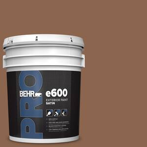 BEHR PRO 5 gal. #MQ2-01 Burnished Brandy Low Luster Exterior Paint ...