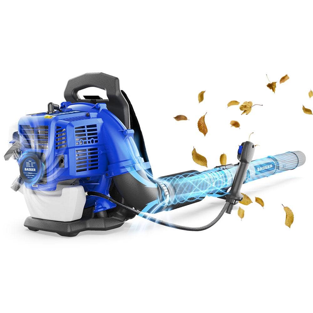 Reviews for WILD BADGER POWER Leaf Blower Backpack, 43cc Gas Strong Air ...