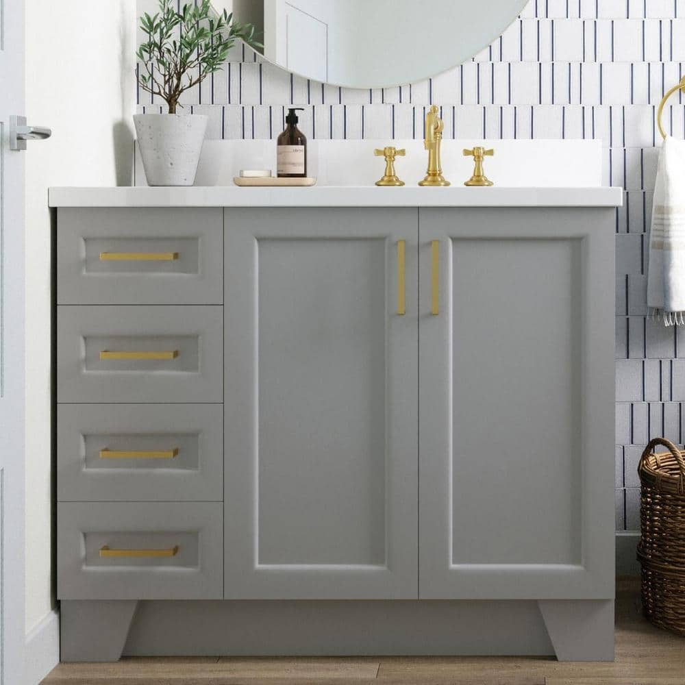 Reviews for ARIEL Taylor 43 in. W x 22 in. D x 36 in. H Bath Vanity in ...