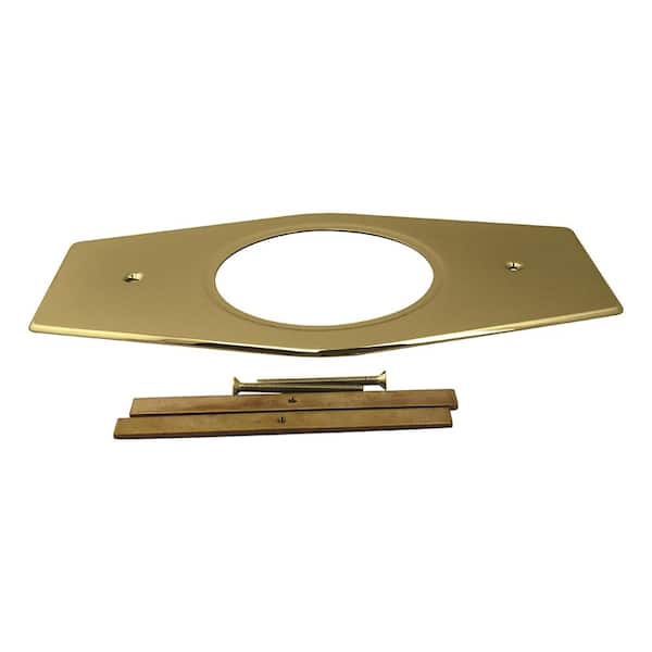 Westbrass One-Hole Remodel Cover Plate for Moen and Delta Bathtub and ...