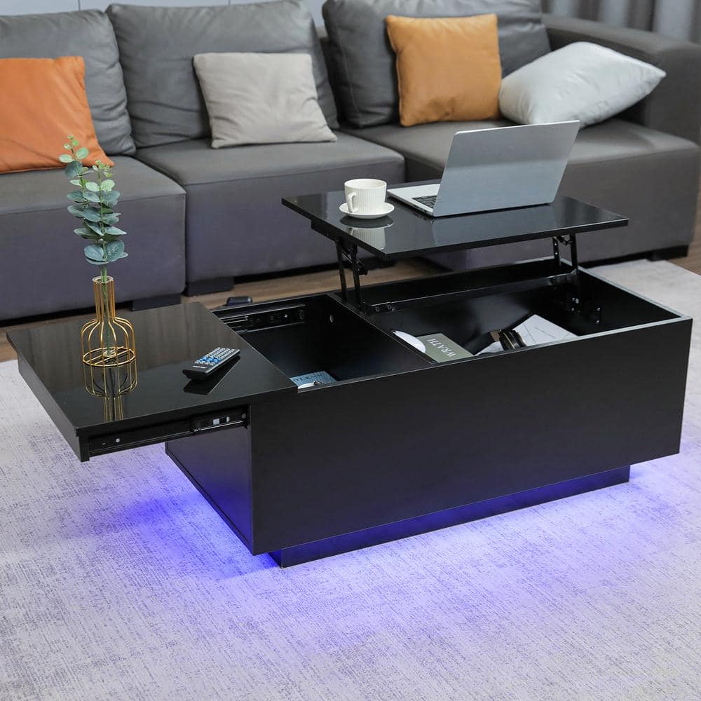 Black lift top coffee table store